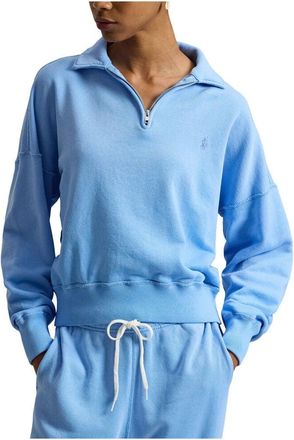 Polo Ralph Lauren Damen Sweatshirt mit kurzem Rei&szlig;verschluss