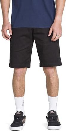 Volcom Short Chino d&eacute;contract&eacute; V Monty pour Homme, Noir, 33W