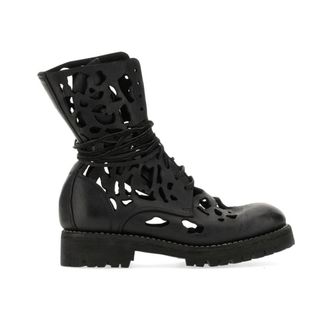 Guidi Femme, Chaussures, Noir, Taille: 36 EU Bottes &agrave; lacets