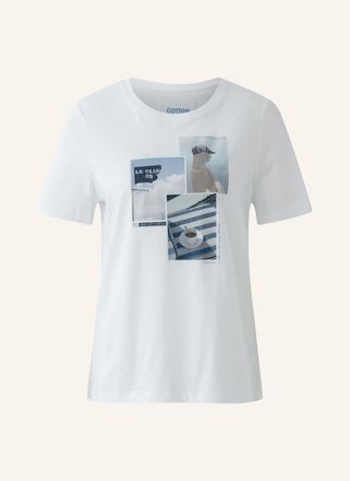 Oui T-Shirt weiss