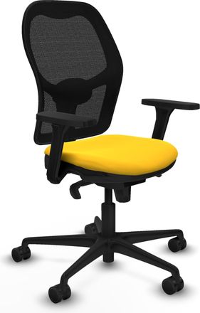 Piqueras y Crespo Chorquera Sessel f&uuml;r die Arbeit zu Hause mit 3D-Armen, h&ouml;henverstellbare Lendenwirbelst&uuml;tze, ausgestattet mit 5 Positionen und injiziertem Schaum, Sch