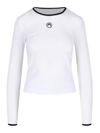 Marine Serre T-Shirt - Weiß