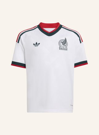 adidas Mexiko 2026 Kids Ausw&auml;rtstrikot weiss