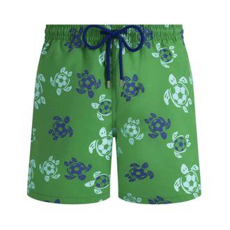 Vilebrequin Moorea Soccer Turtles Badeshorts - - Swimwear - Herren - Gr&uuml;n - M