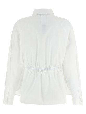 Max Mara Womens White Cotton Blouse