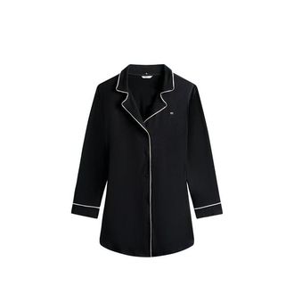 Tommy Hilfiger Chemise de nuit en coton m&eacute;lang&eacute;