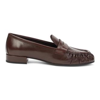 Prada Ledermokassins - - Shoes - Damen - Braun - 37 EU
