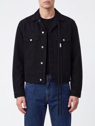 Ann Demeulemeester Jeansjacke aus Baumwolle von mit kubanischem Kragen