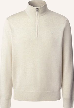 Hackett Pullover Cotton Silk Hzip weiss