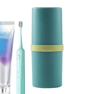 Generic Zahnb&uuml;rstenhalter f&uuml;r Reisen | Aufbewahrungsbox wasserdicht und glatt - Zahnb&uuml;rstenhalter, f&uuml;r Familie Freunde Haus Reise Camping Ausflug Fitnessstudi