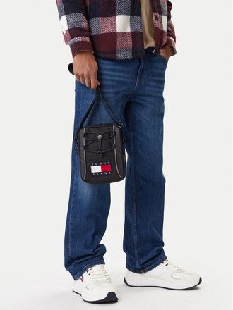 Tommy Jeans Umh&auml;ngetasche Tjm Archive Reporter AM0AM13882 Schwarz