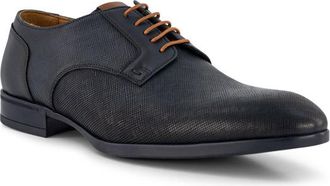 Rosso E Nero Herren Derby blau Glattleder