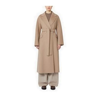 Max Mara Enzo Long Coat - - Coats - Damen - Braun - M