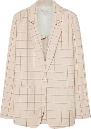 Forte_Forte Femme, Vestes, Rose, Taille: 38 FR Tartan Boxy Jacket