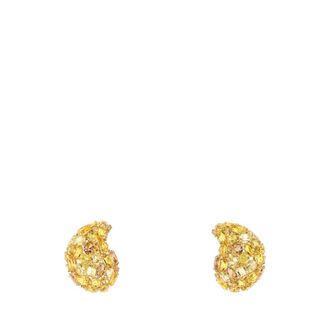 Swarovski Femme, Accessoires, Jaune, Taille: ONE Size Gema Clip Earrings