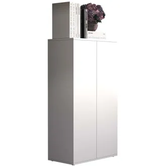 ebuy24 Ebuy24 - Commode et sideboard Dalosa h. 108 x l. 60 x p. 32 cm Blanc