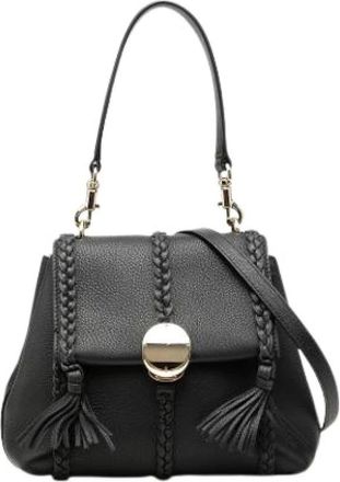 Chlo&eacute; Sac bandouli&egrave;re P&eacute;n&eacute;lope Pre-owned - Femme - Pre-owned - Noir - Taille: ONE Size