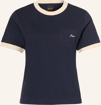 HUGO BOSS T-Shirt Ezoe blau