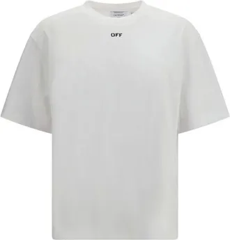 Off-white Homme, Tops, Blanc, Taille: M T-shirt Sportswear en Coton