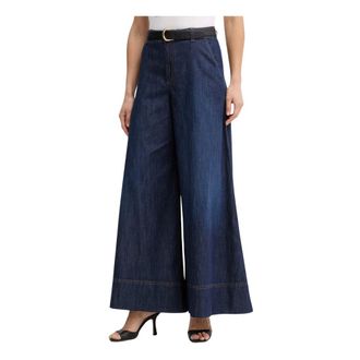 Twinset Wide Jeans - Femme - Jeans - Bleu - Taille: W26
