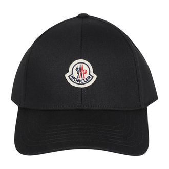 Moncler Homme, Accessoires, Noir, Taille: ONE Size Casquette de baseball logo