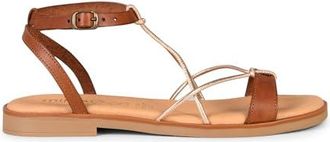 miMaO AMONET - Sandalias planas elegantes CAMEL, EU 38