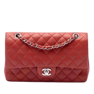 Chanel Sac bandouli&egrave;re vintage Chanel Pre-owned Double Flap - Femme - Pre-owned - Rouge - Taille: ONE Size