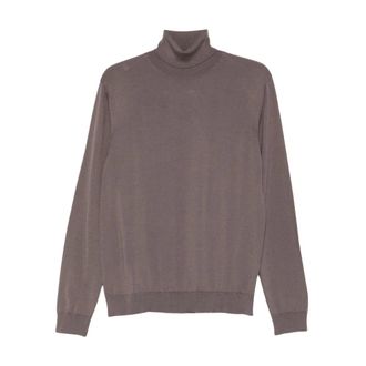 Daniele Fiesoli Feinstrick-Pullover mit Rollkragen - - Knitwear - Herren - Grau - XL