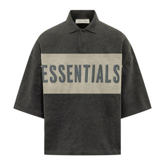 Fear of God Panel-Polo Crop - - Tops - Herren - Grau - M