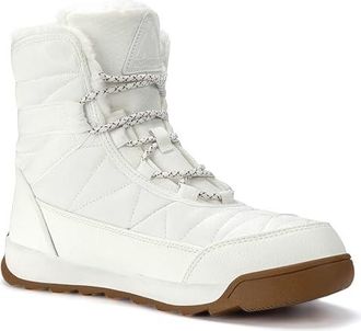 Mishansha Femme Bottes de Neige Chaudes Fourr&eacute;e Bottines Hiver Trekking Outdoor Antid&eacute;rapantes Chaussures dhive Blanc 36 EU