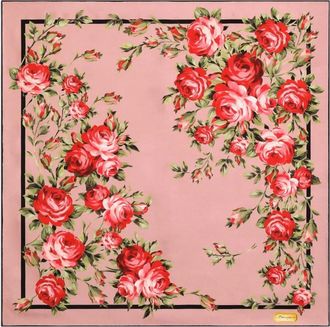 Dolce & Gabbana floral-print scarf - Rosa