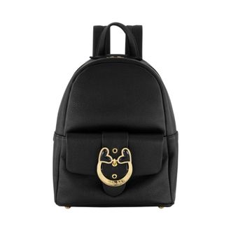 Braccialini Kompakter Rucksack aus Kalbsleder - - Bags - Damen - Schwarzk - ONE SIZE
