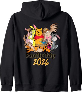 Disney Winnie the Pooh & Friends Family Trip 2026 Vacation Kapuzenjacke