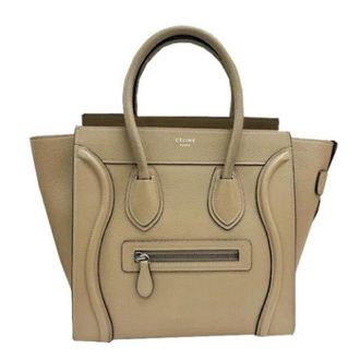 Celine Pre-owned Leder Handtaschen - - Pre-owned - Damen - Beige - ONE SIZE