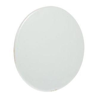 BESTONZON Handbemalter Runder Keramikteller 20cm Wei&szlig; Selbstgemacht Keramikplatte zum Bemalen Zuhause Unbemalter Rohling f&uuml;r Kreative Keramikmalerei