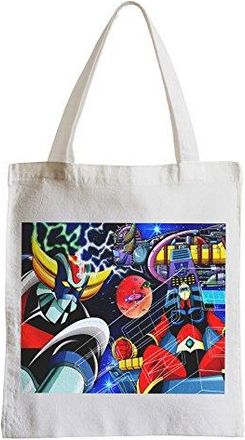 Fabulous Grand Sac Shopping Plage Etudiant goldorak mazinger Z mecha manga