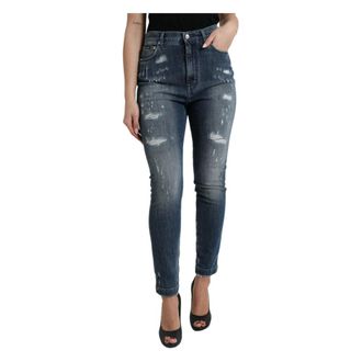 Dolce & Gabbana Femme, Jeans, Bleu, Taille: 36 FR Jeans skinny