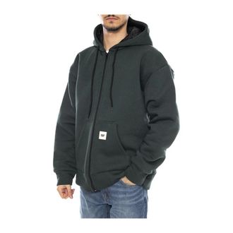 CAT Blueprint Hoodie - - Sweatshirts & Hoodies - Herren - Gr&uuml;n - L