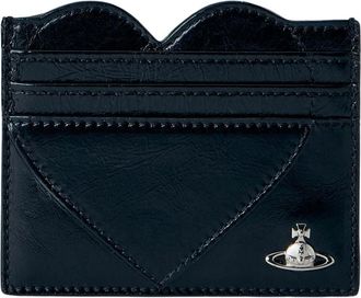 Vivienne Westwood Femme, Accessoires, Noir, Taille: ONE Size Porte-cartes Coeur