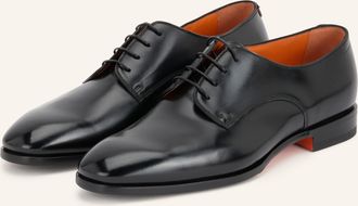 Santoni Schn&uuml;rer Archer schwarz