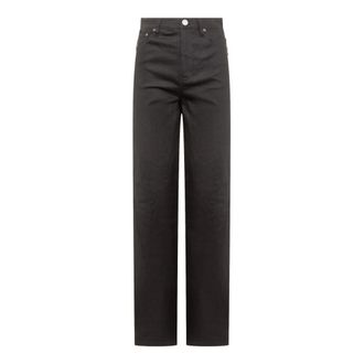 Rotate High Rise Twill Hose - - Trousers - Damen - Schwarzk - W27