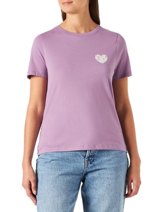 Wrangler Womens Graphic Tee Shirt, Orchid Mist, XX-Large