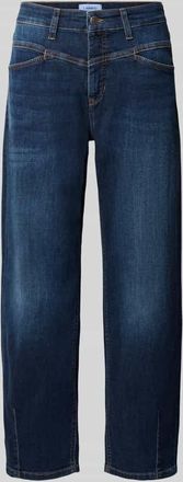 Cambio Regular Fit Barrel Jeans mit Label-Patch Modell ELIN