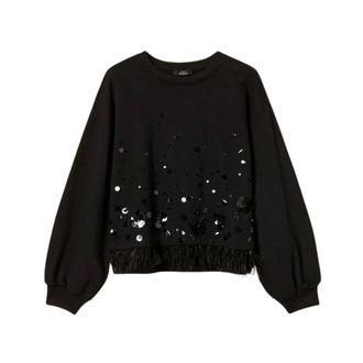 Twinset SweaT-shirt 262At2100 - Femme - Pulls - Noir - Taille: 40 FR