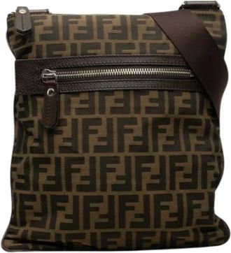Fendi Pre-owned Toile sacs-fendi - Femme - Pre-owned - Brun - Taille: ONE Size