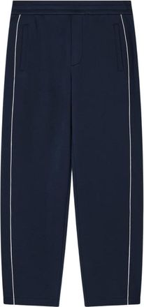 Emporio Armani Homme, Pantalons, Bleu, Taille: 2XL Pantalon en jersey double avec passepoil