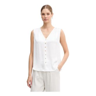 Joseph Ribkoff Boxy Bluse mit Zierkn&ouml;pfen - - Blouses & Shirts - Damen - Wei&szlig; - XS