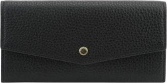 Pourchet Femme, Accessoires, Noir, Taille: ONE Size Grand Porte-monnaie