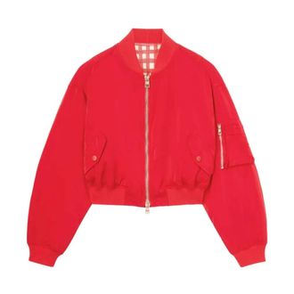 Ermanno Scervino Femme, Vestes, Rouge, Taille: 36 FR Bomber r&eacute;versible