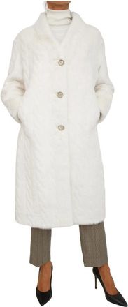 Kocca Femme, Manteaux, Blanc, Taille: 42 FR Manteau Margarete